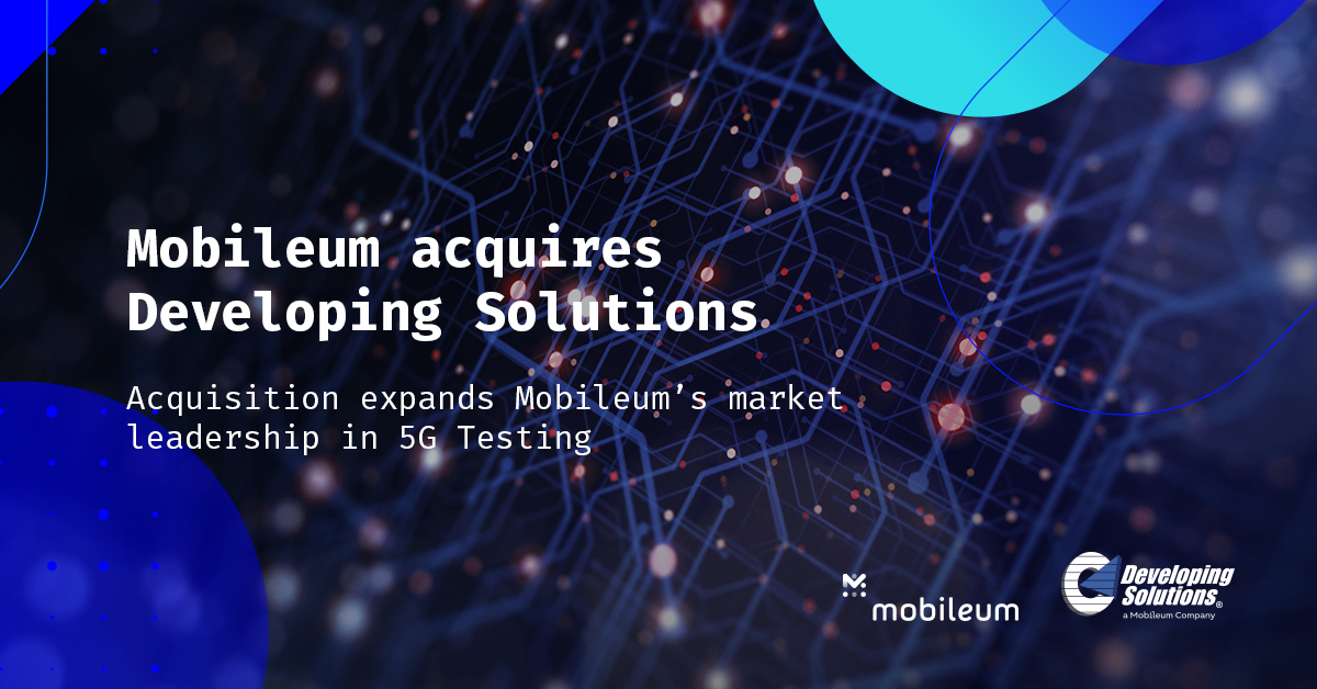 Mobileum Inc. acquires Developing Solutions | Mobileum
